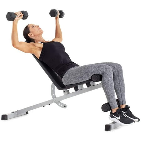 Weider Platinum Adjustable Slant Sit Up Workout Bench | Walmart Canada