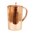 Indian Art Villa Copper Embossed Jug Drinkware – Brown, 51 oz - Walmart.com