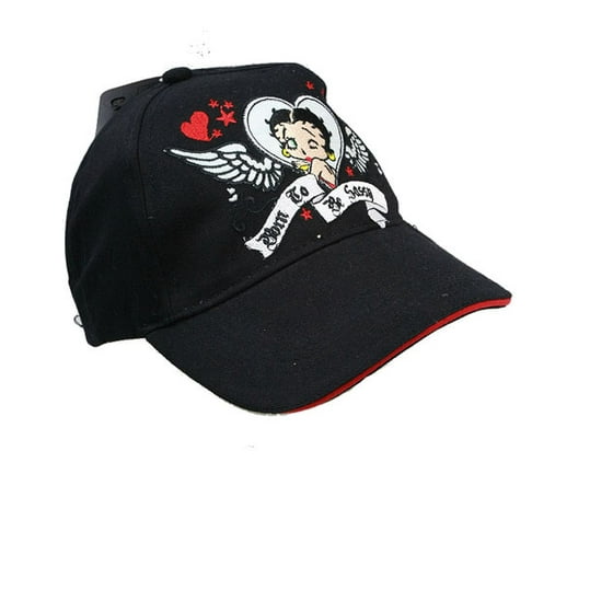 Betty Boop - Baseball Cap - Betty Boop - Black Hearts (Youth/Kids) New ...