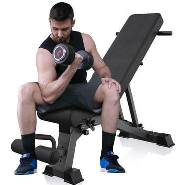 Doufit Adjustable Weight Bench 660lbs 6 In 1 Olympic Workout Bench with ...