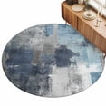 Abstract Graffiti Artwork Round Area Rug 3ft,Living Room Rug Non-Slip ...
