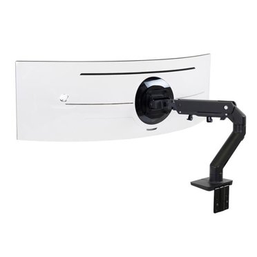 HX Desk Monitor Arm with HD Pivot for 1000R Displays, White - Walmart.com