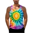 BVOFAR Tank Tops for Men Beach Hawaiian Top Sleeveless Summer Tops Gym ...