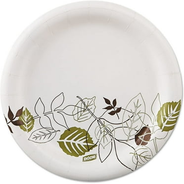 AJM Green Label Paper Plates, 9", White, Box Of 1,200 Plates - Walmart.com