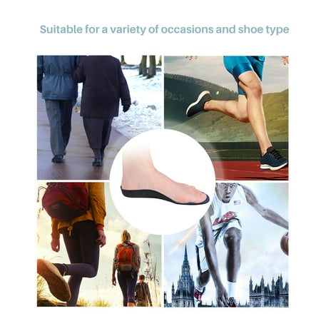 Shock Absorbing Insole Non-slip Breathable Massage Insole Arch Support ...