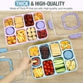 Original Snackle Box Container - 10-Compartment Snack Divided Serving ...
