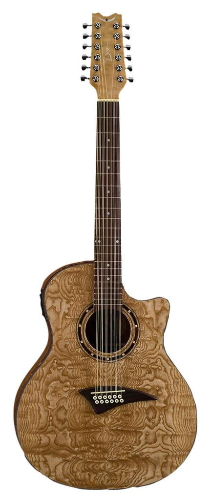 Dean Guitars Exotica 12 String Quilt Ash Acoustic Electric Guitar ...