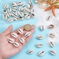 43Pcs Natural Cowrie Shell Beads No Hole Beads Nice for Making ...