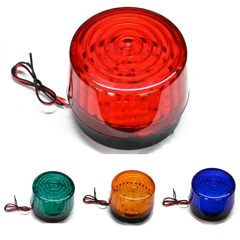 APT Brand Indicator Buzzer AC/DC 12V Amber LED Flashing Indicator Light ...