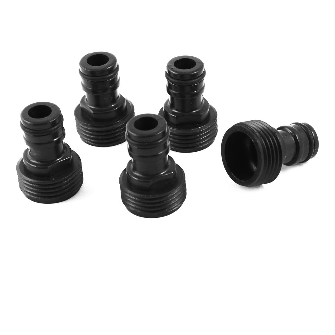 5 Pcs 25mm Male Thread Garden Spray Water Hose Nozzle Quick Fitting ...