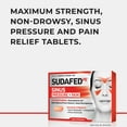 Sudafed PE Sinus Pressure + Pain Relief Decongestant Tablets, 24 ct ...