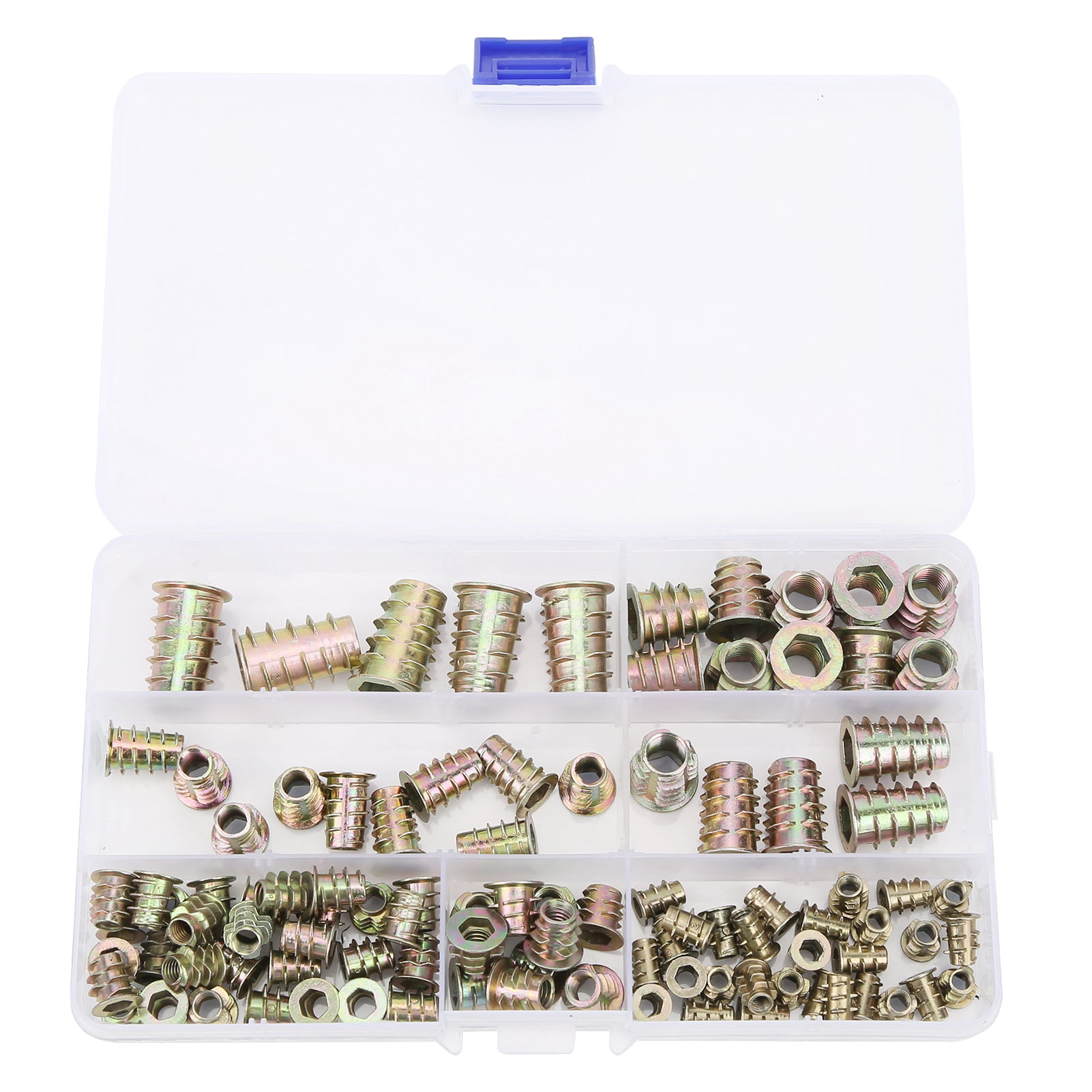 Tuerca de cabeza hexagonal, 100 piezas Tuerca de inserción hexagonal ...