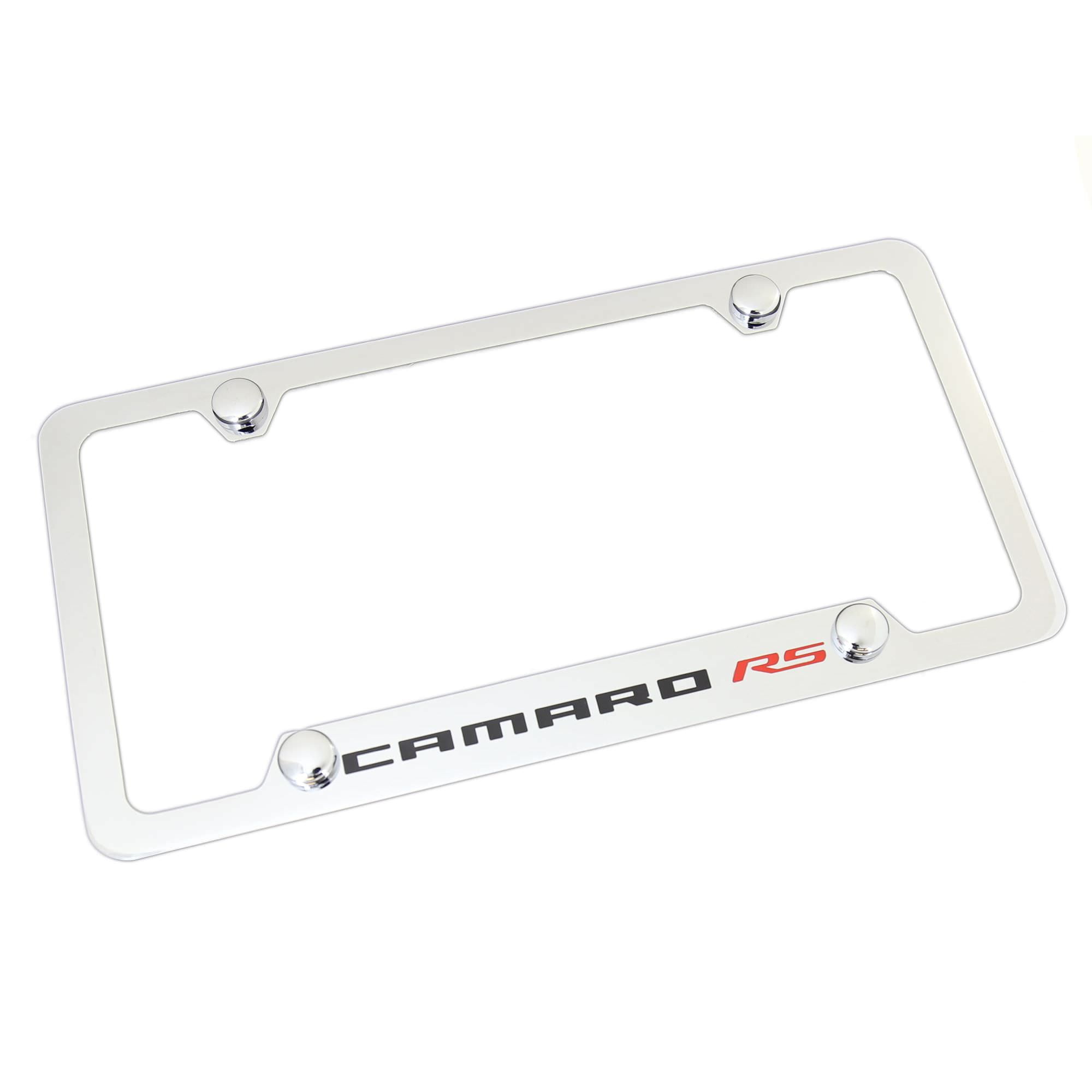 Chevy Camaro RS License Plate Frame (Chrome) - Walmart.com