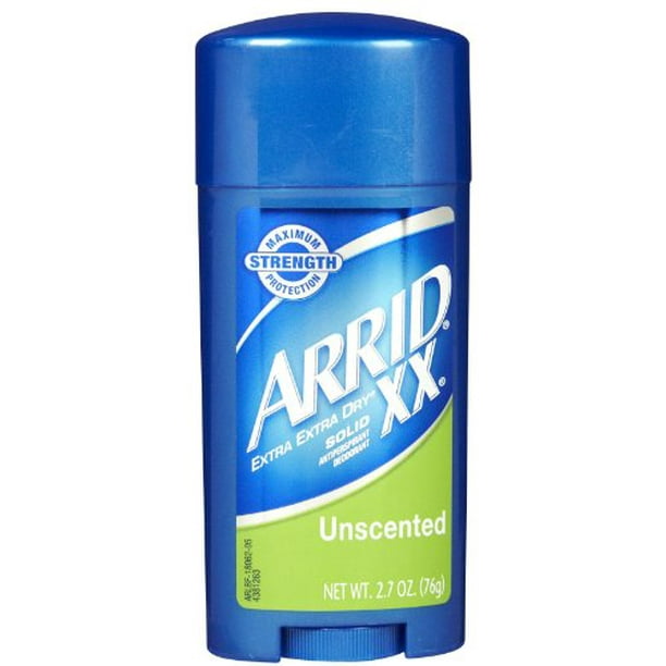 3 Pack Arrid Extra Extra Dry Unscented Solid Antiperspirant Deodorant 2 ...