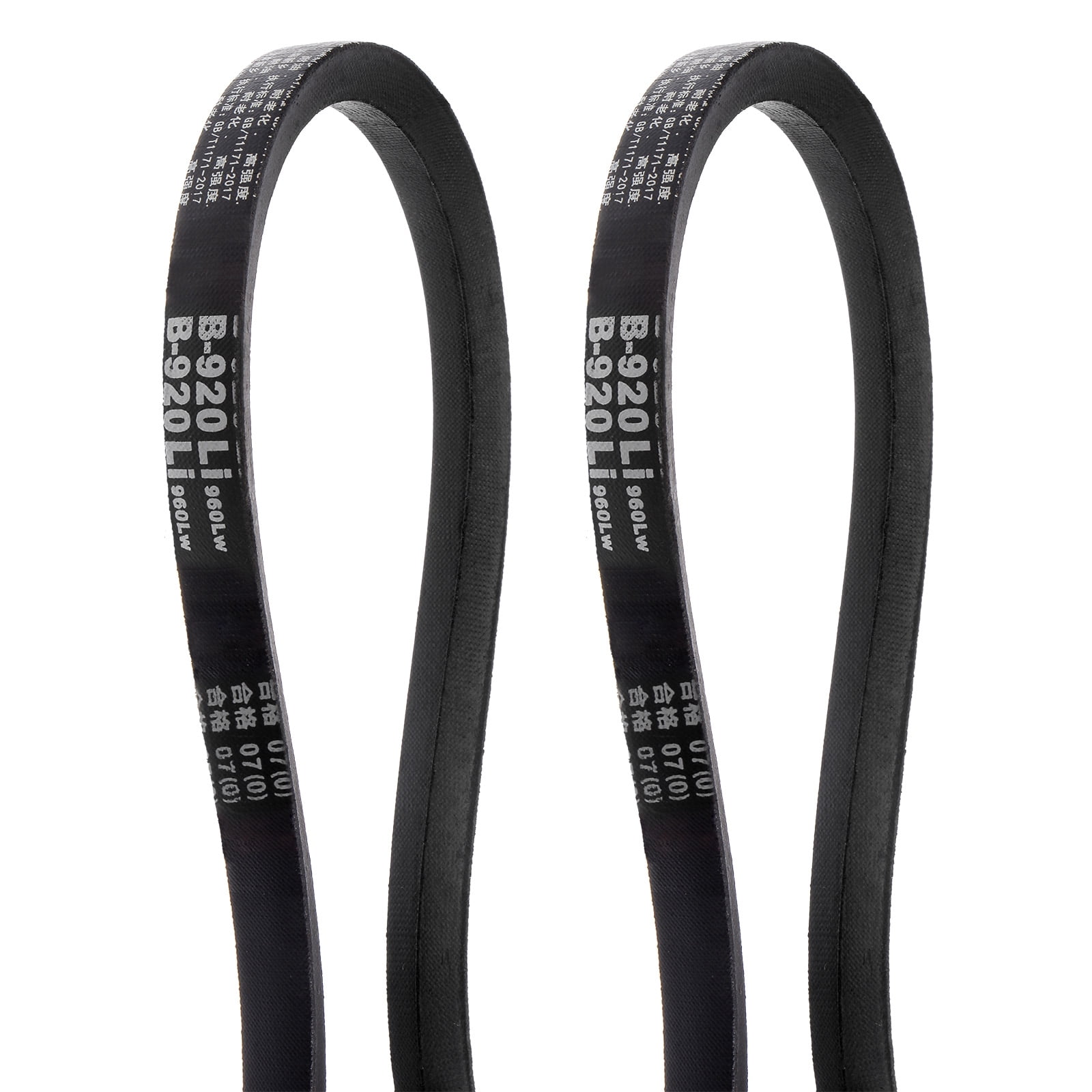 Uxcell B920 V Belts Drive Belt 920mm Inner Girth Rubber for Power ...