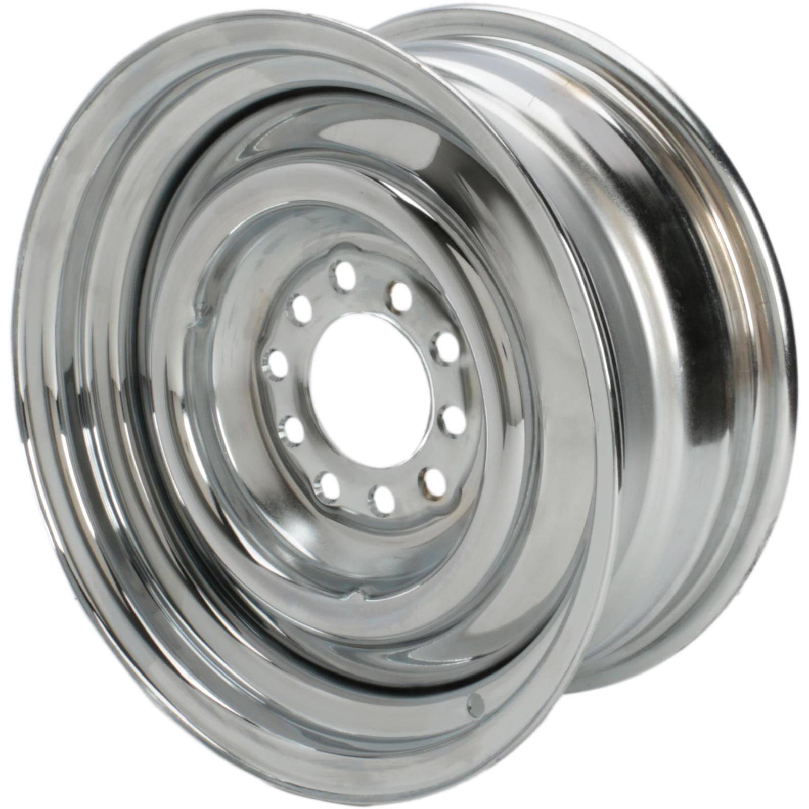 Smoothie 14x6 Chrome Steel Wheel, 5 on 4.5/4.75, 3.75 BS - Walmart.com