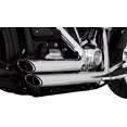 Vance & Hines Chrome Shortshots Staggered Exhaust System (17335 ...