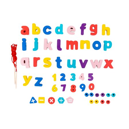 Abc Letters Threading Toy Math Learning Materials Monterssori for ...