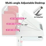 Liftable Height Adjustable Kids Study Desk Ergonomic Children Drafting ...