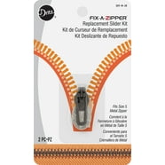 Dritz Fix A Zipper Size 5 Coil Gunmetal 1pc - Walmart.com