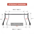 AA-Racks Model X31 800Ibs Capacity Extendable Steel Pick-Up Truck ...