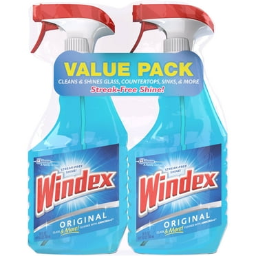 Windex Commercial Line Glass Cleaner Refill, Blue Original, 128 fl oz ...