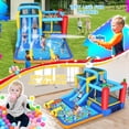 Mega Water Slide Inflatable Bounce Park Wet or Dry Use - Walmart.com