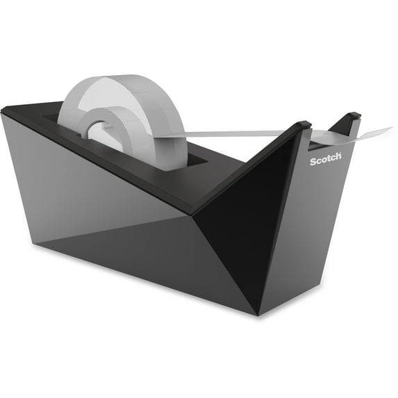 Facet Design One-Handed Dispenser With One Roll Of Tape, 1" Core ...