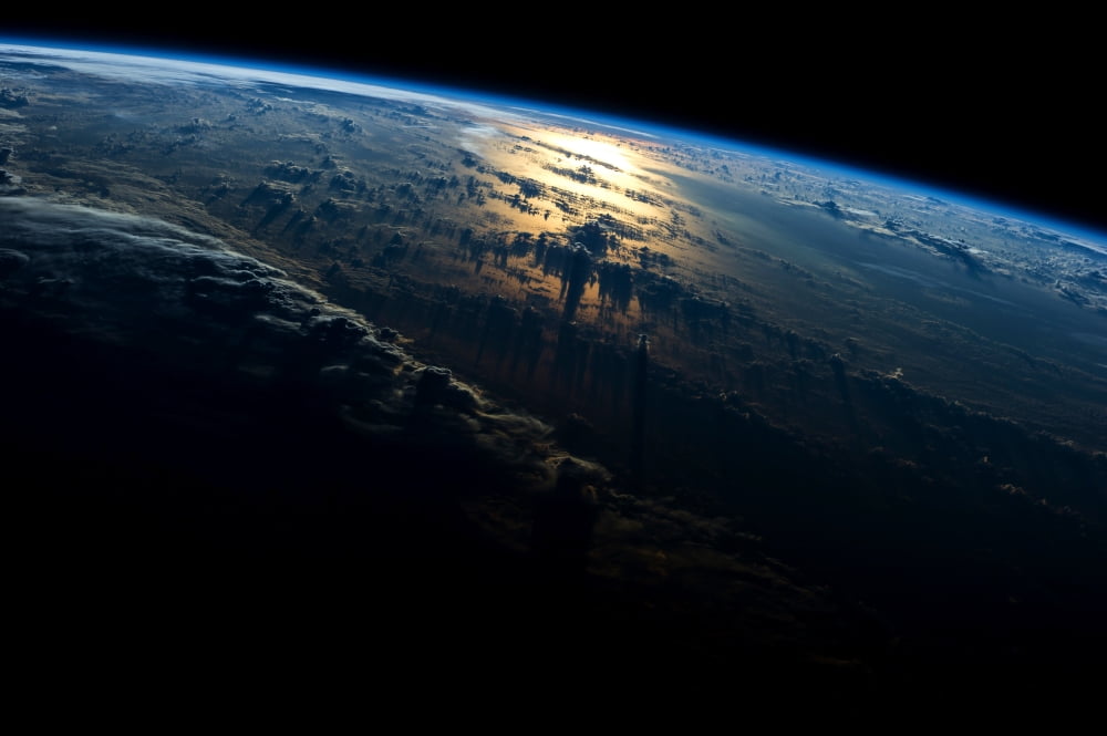 Panorama Earth From Space Station