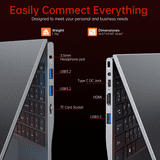 AnnTane Compact 4 Outlets Surge Protector with Flat Plug, 3 USB Ports ...