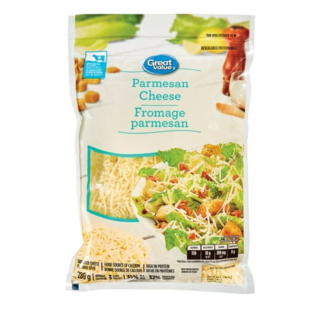 Fromage râpé parmesan Great Value | Walmart Canada