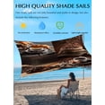 Coffee Beans Sun Shade Sail 6.5'X10' Vintage Country Hot Coffee Bread ...