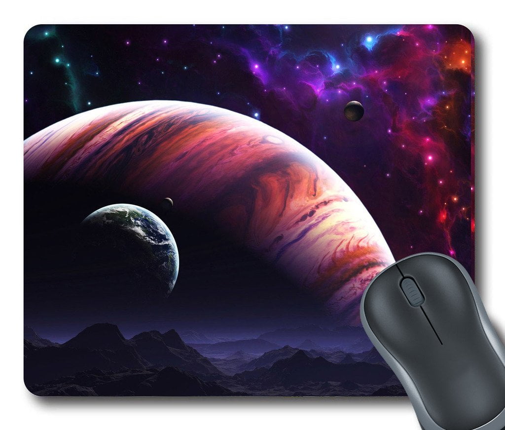 GCKG Nebula Galaxy Moon Space Planet Star Universe Mouse Pad ...