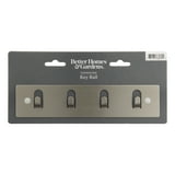 Better Homes & Gardens Wall Mounted Cut Out Key Tidy Hook Rack, 4 Hooks ...