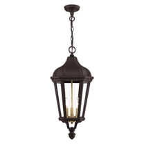 76193-07 Livex Lighting Morgan - 3 Light Outdoor Pendant Lantern in ...