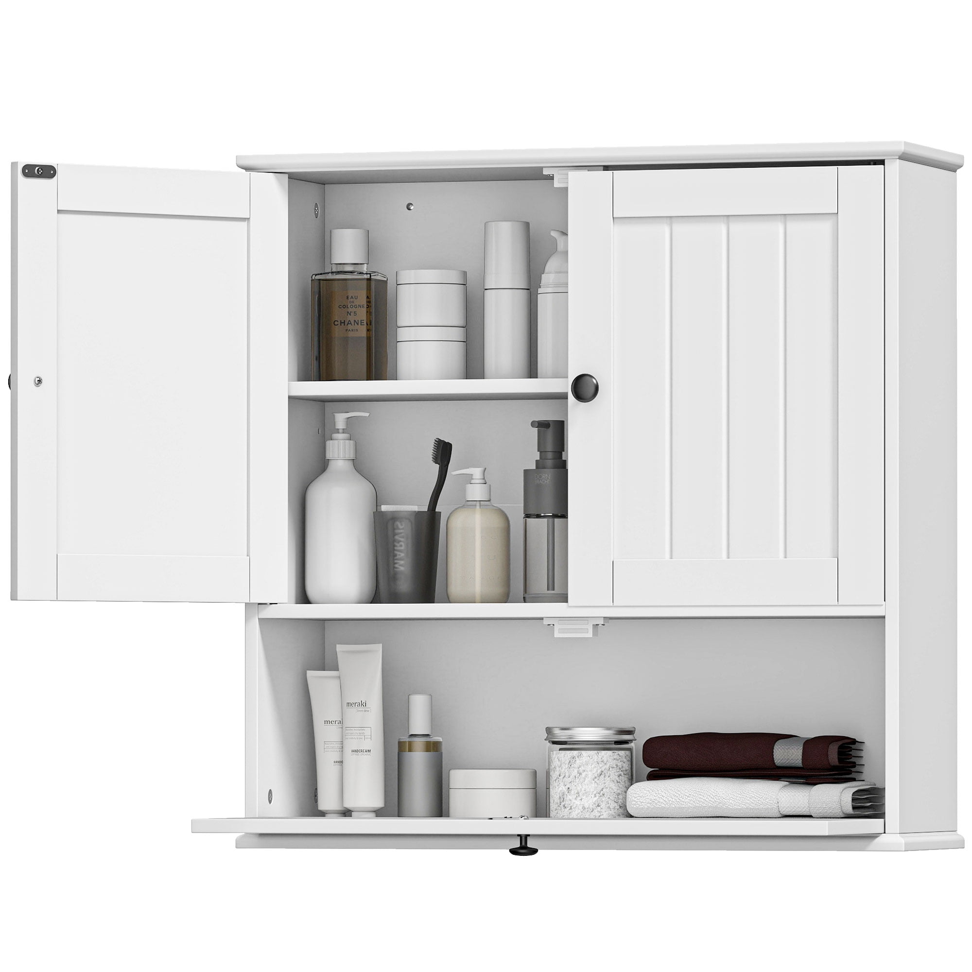 Click here for Homcom Bathroom Wall Cabinet  Medicine Cabinet Wit... prices