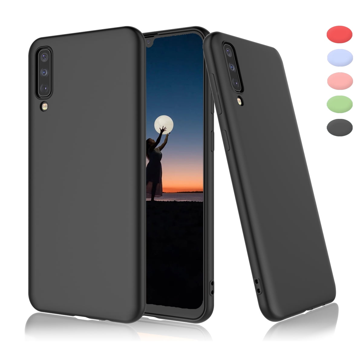 Samsung Galaxy A50 Case 2019, Takfox [Frosted] Anti-slip Liquid ...