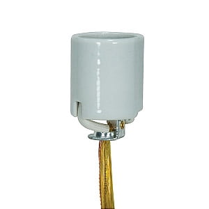 Satco Keyless Porcelain Socket with Hickey - Walmart.com