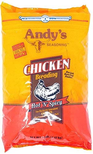 Andy's Seasoning Hot n Spicy Chicken Breading 5 Lb Bag - Walmart.com