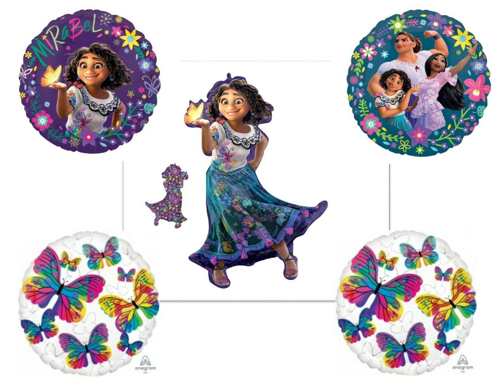Encanto XL Mirabel Happy Birthday Party Balloons Decorations Supplies ...