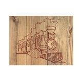 Locomotive Train Stencil Steam Engine Template Reusable 8.5 x 11 for ...