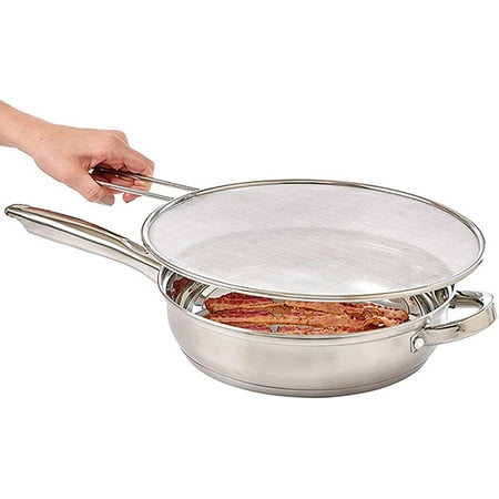 Splatter Guards for Frying - Stainless Steel Grease Screen for Frying ...