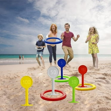 Inflatable Alligator Ring Toss Game - Toys - 7 Pieces - Walmart.com