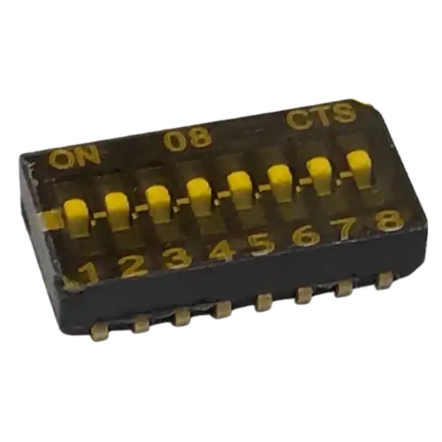 218-8LPSTJ Dip Switch SPST 8 Position Surface Mount Slide (Standard) Actuator 25mA 24VDC ...