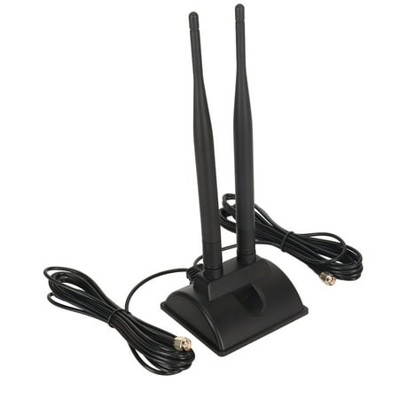 Dual WiFi Antenna, Antenna 2.4GHz 5GHz 5.8GHz RP SMA Male Connector ...