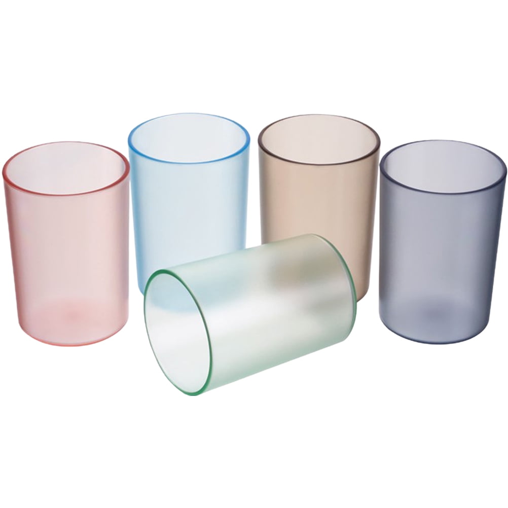 Click here for Ounona 5pcs Bathroom Plastic Cups Toothbrush Stora... prices