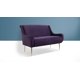 Sandy Wilson Home Corina Settee, Purple - Walmart.com
