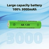 16-Count AA Batteries,DFITO High Capacity Alkaline Battery, 3000mAh 1.5V Rechargeable AA ...