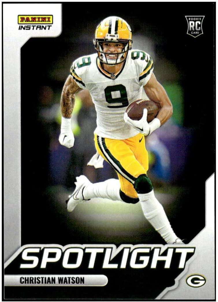 NFL 2022 Instant Football Spotlight Rookies Christian Watson Trading ...