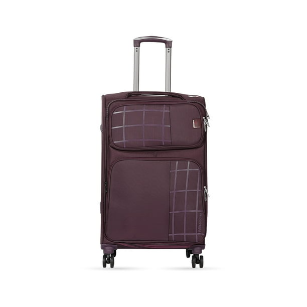 Emblem Falcon 24 Inch Softside Spinner Luggage, 1200D Lightweight with ...